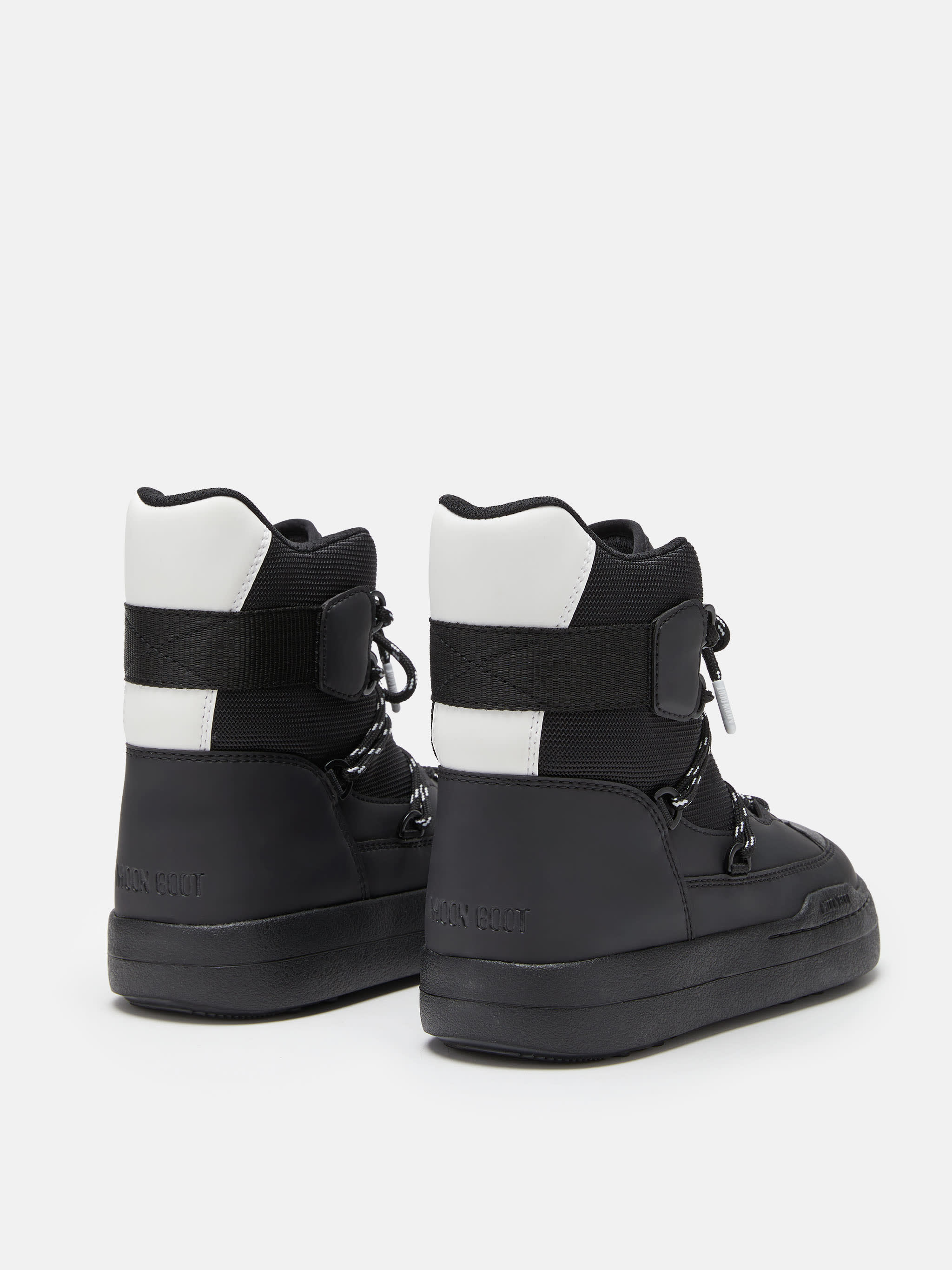 PARK BLACK SNEAKER BOOTS | Moon Boot®