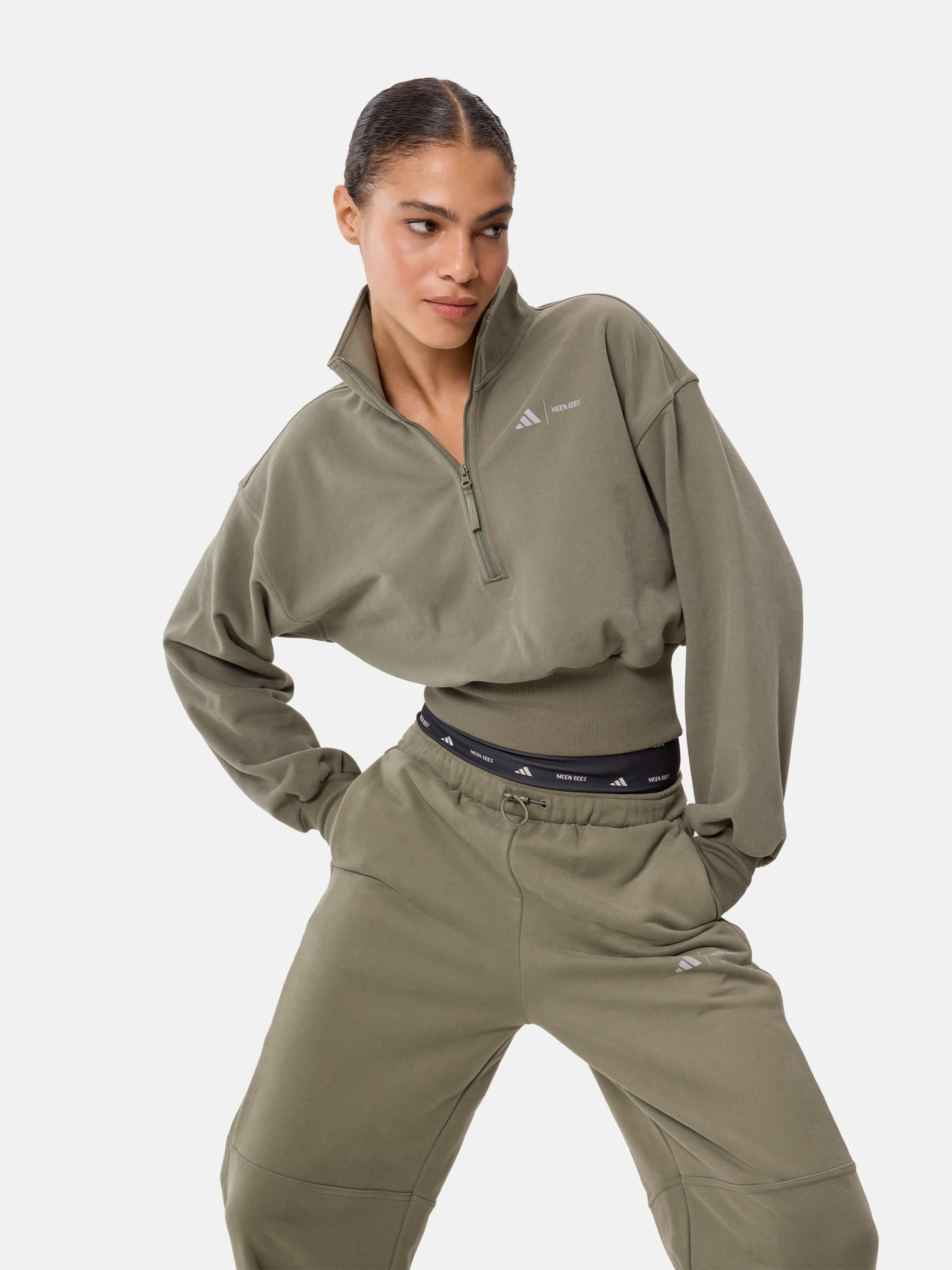 ADIDAS X MOON BOOT KHAKI TRACKSUIT PANTS | Moon Boot®